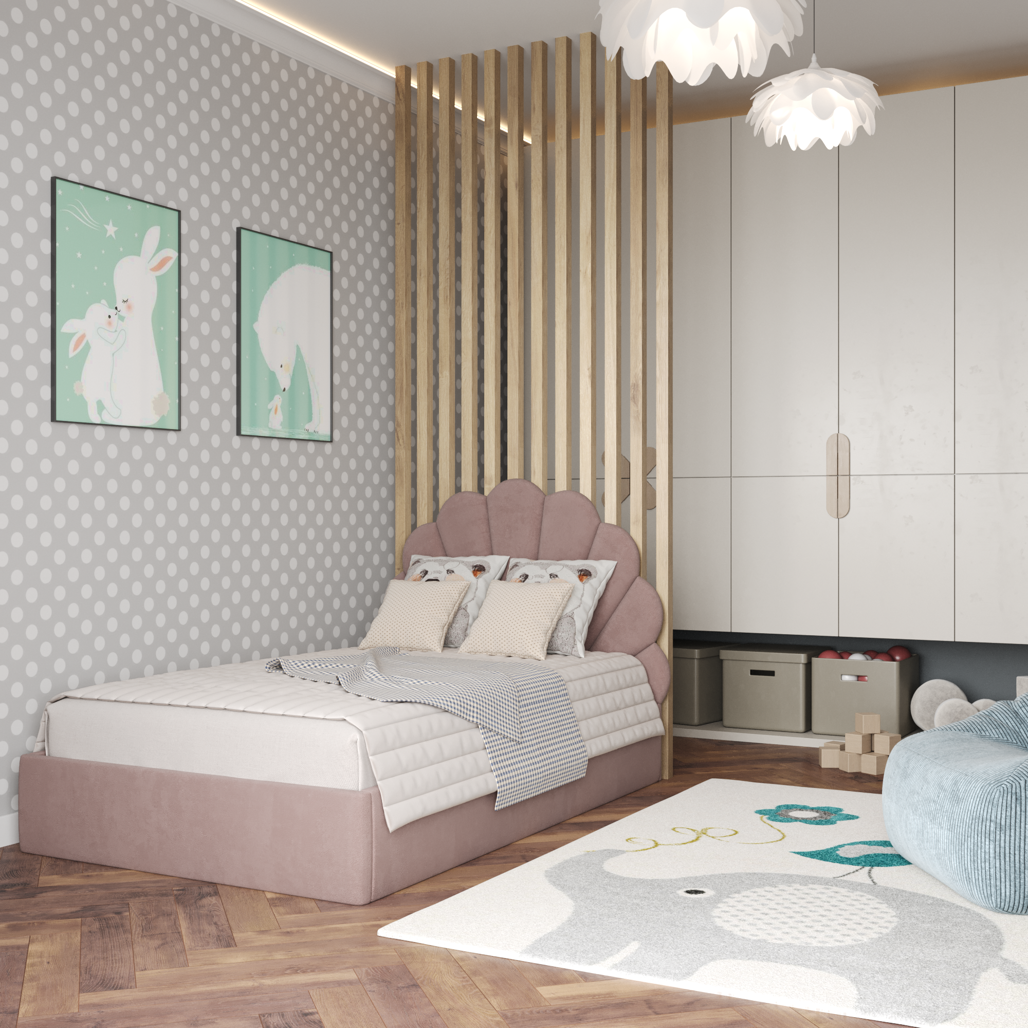 Кровать "Ракушка", двуспальная, подъёмный механизм, велюр премиум , ортопедический каркас