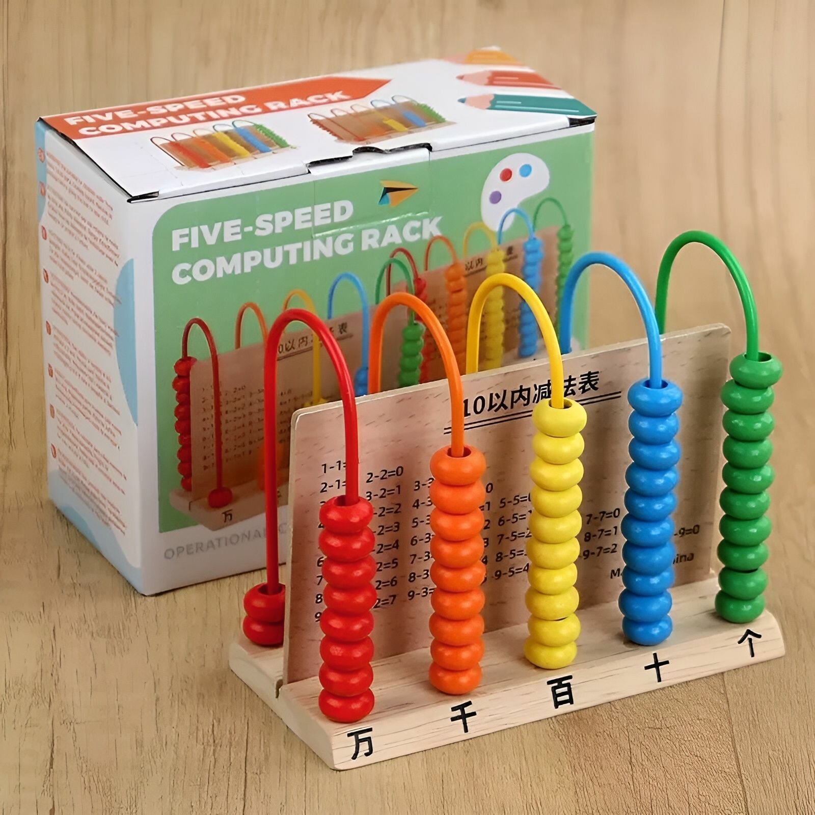 Деревянные счеты для детей обучающие