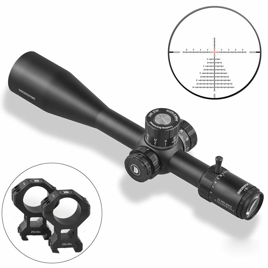 Прицел DISCOVERY OPT ED-PRS FW34, для ночной охоты, подсветка, 5-25х56