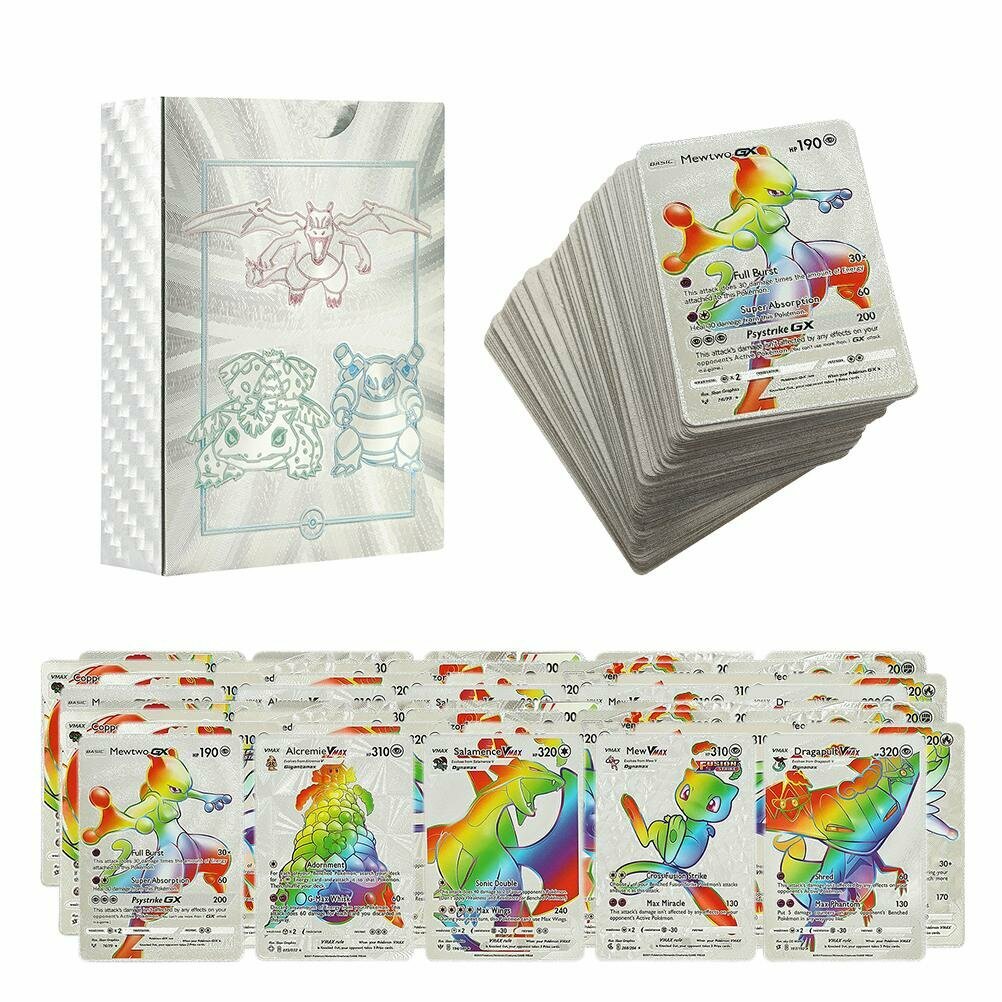 Набор карточек с аниме Золотые фольгированные карточки Игровые карточки с героями мультфильмов Детские коллекционные карточки Карты для настольных игр Коллекционные карточки Подарки для детей