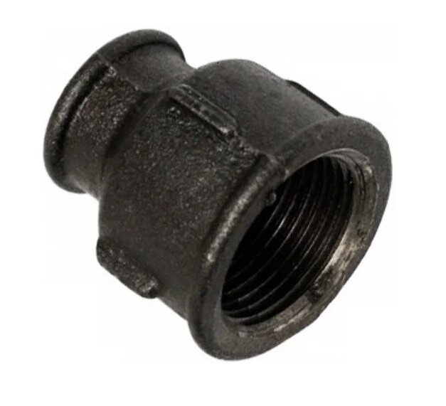 Фитинг муфта черная 25*15