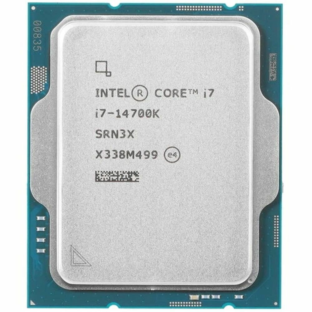 Процессор для ПК Intel Core i7-14700K OEM, 20 ядер, 3.4 ГГц, Turbo 5.6 ГГц, LGA 1700, UHD 770
