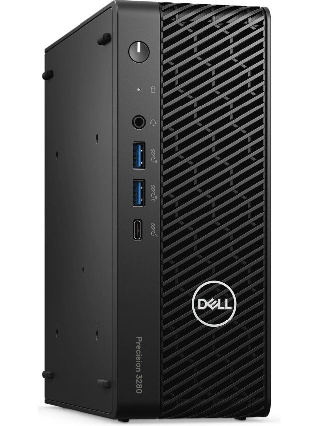 Рабочая станция Dell Precision 3280, Intel Core i5 14500, DDR5 16ГБ, SSD 512ГБ, NVIDIA RTX A400 4096МБ, Windows 11 Pro, черный (3280-5641)