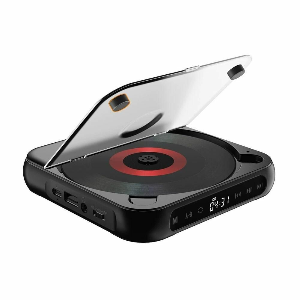 Многофункциональный CD-плеер с Bluetooth, перезаряжаемый, для аудиофилов и многокомнатного использования