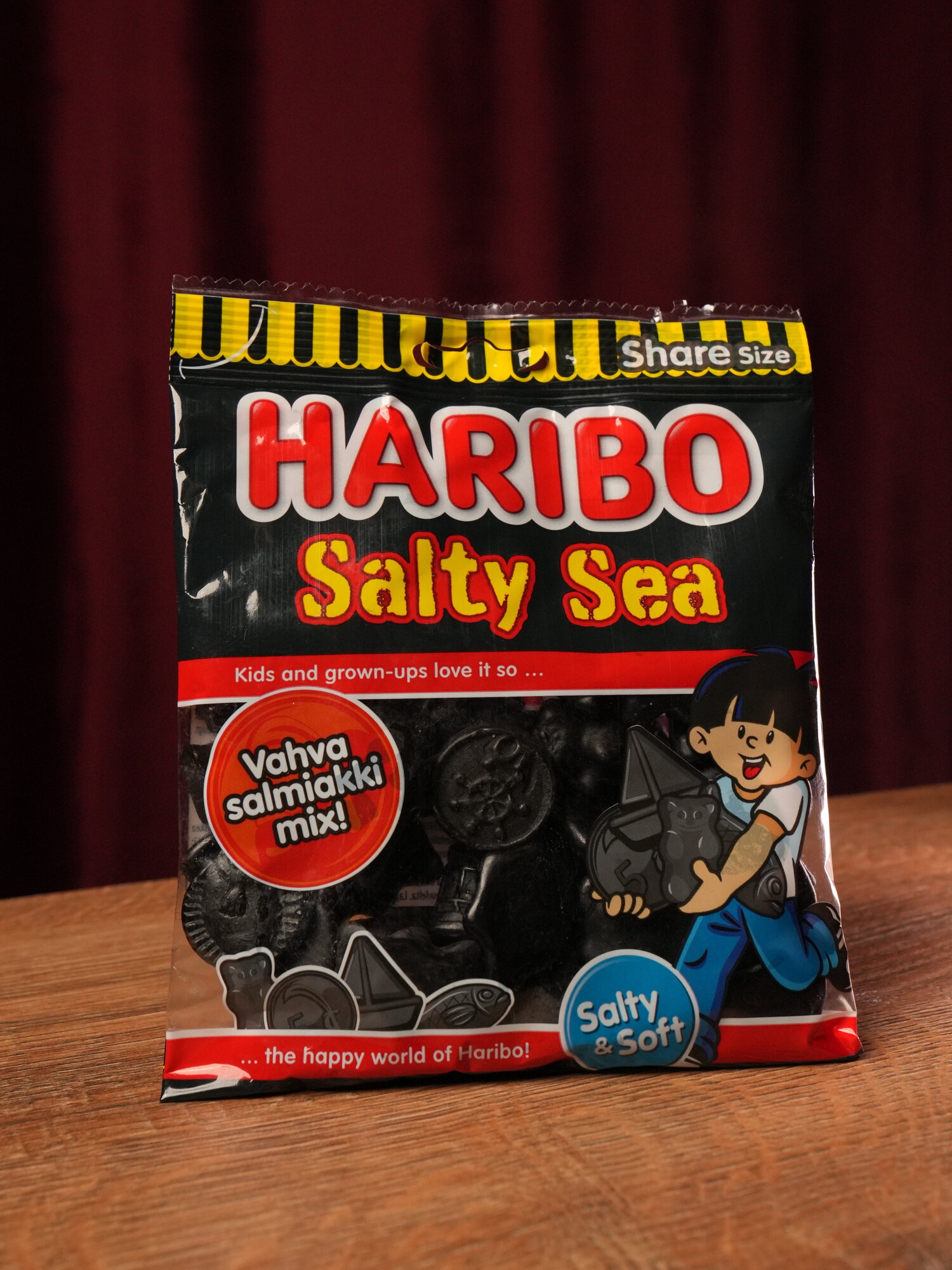 Мармелад лакричный Haribo Salmiakki Mix Salty Sea сальмиакки 170 г