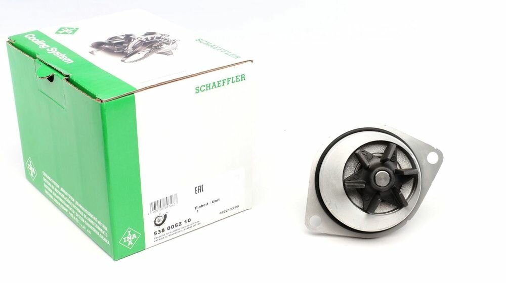 Насос системы охлаждения, Ситроен Берлинго С3 С4, Пежо 206 307 Партнер, INA 538005210