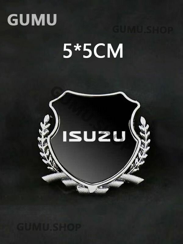 Исузу Металлическая наклейка на автомобиль
