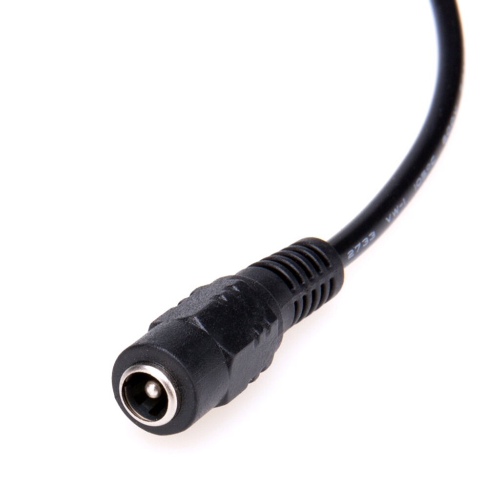 5 Проводов с внутренней головкой постоянного тока 5,5x2,1 мм, черный шнур питания постоянного тока