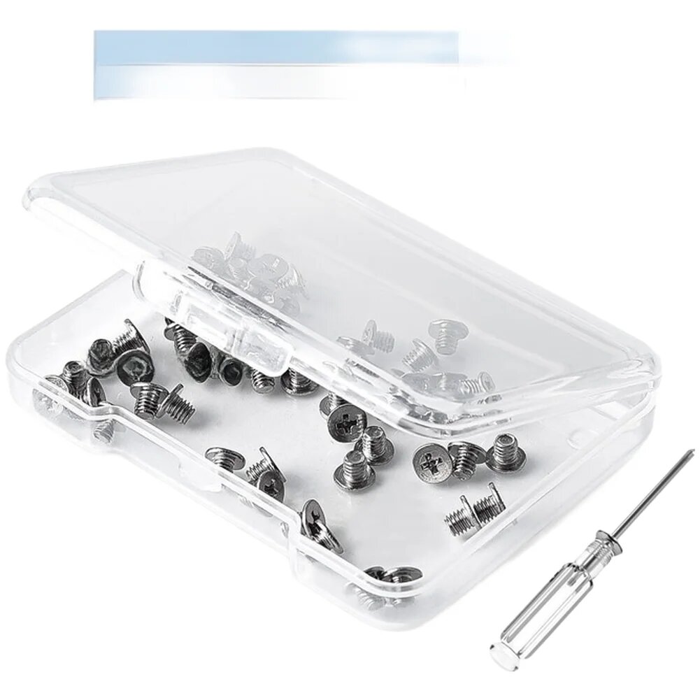50 шт. серебряных винтов CM M2x2.5 с плоской головкой для компьютера