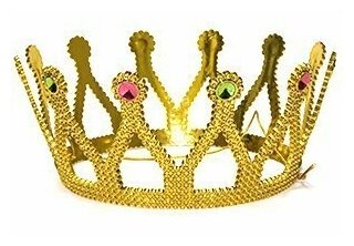 Карнавальная корона золотая