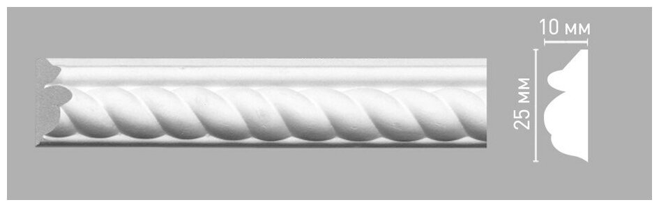 Молдинг с Рисунком Decomaster 98030 В25хШ10хД2400 мм / Декомастер.