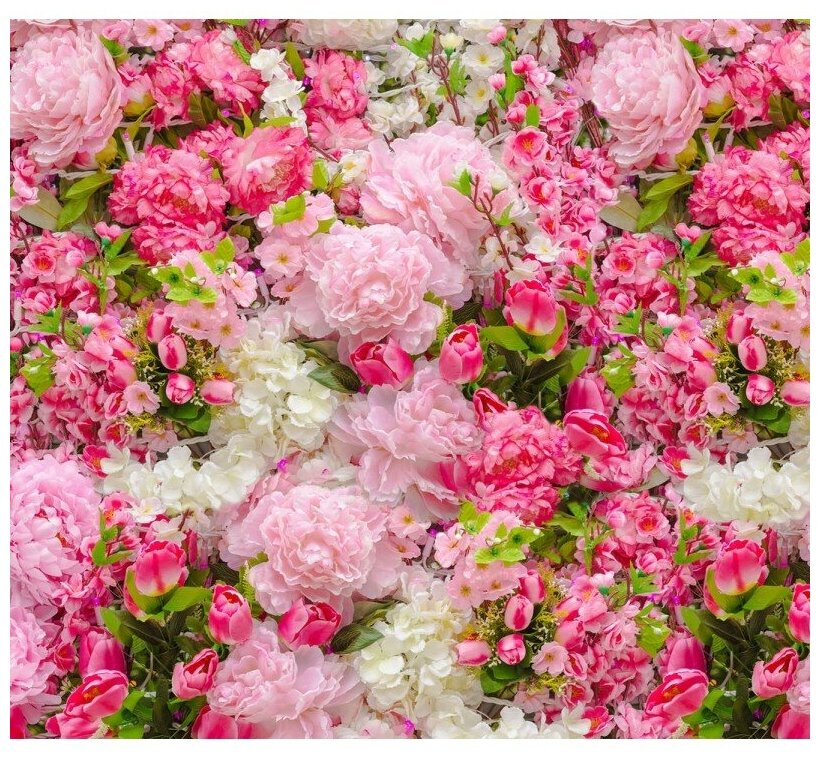 Фотообои Milan Пионы, M 3012, 300х270 см, виниловые на флизелиновой основе