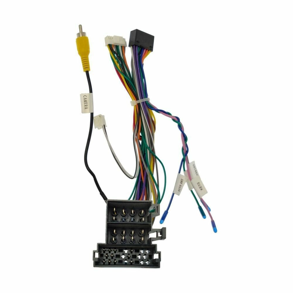 Комплект проводов для подключения Android автомагнитолы 16-pin на а/м LADA Vesta 2015+ / Питание + Динамики + Антенна + Камера + Руль + USB + RCA + CANBUS CARAV 16-106