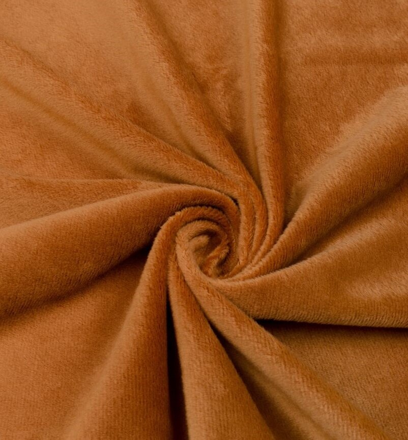 Искусственный мех вельбоа. Цвет светло-коричневый. Готовый отрез 50*150 см.