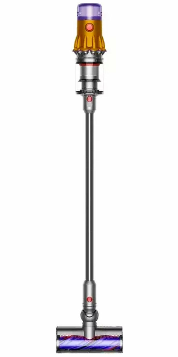 Пылесос вертикальный Dyson V12 Detect Slim Absolute, серый/оранжевый (448884-01)