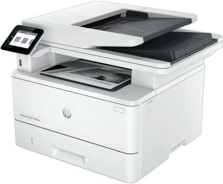 Лазерное МФУ HP LaserJet Pro 4103fdw (2Z629A), белый