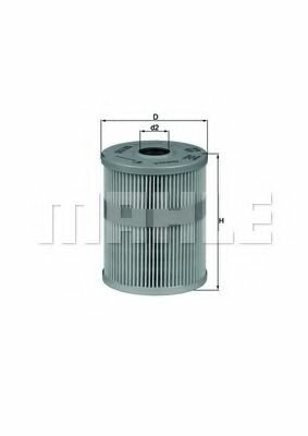 Фильтр масляный VAG 2.8 V6 Mahle/Knecht арт. OX125D