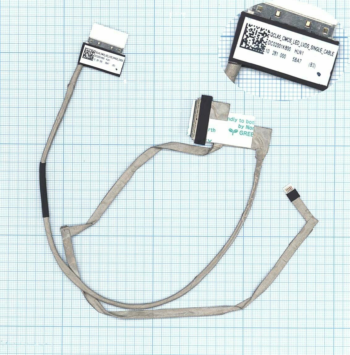 Шлейф матрицы для Samsung NP355E5X (40-pin) LED