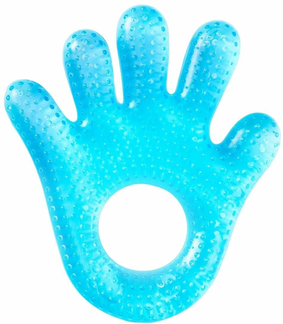 Охлаждающий прорезыватель для зубов "Ладошка", первая игрушка для малышей, детский силиконовый грызунок, массажер для десен, цвет микс