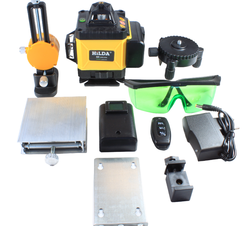 Лазерный уровень нивелир 4D/16 лучей