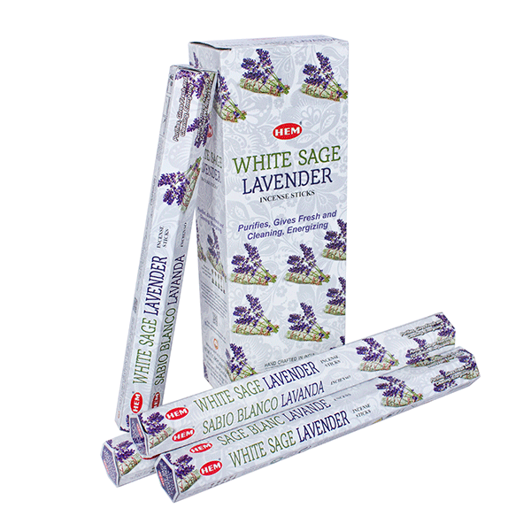Благовония палочки HEM Белый Шалфей Лаванда White Sage Lavender 120 шт
