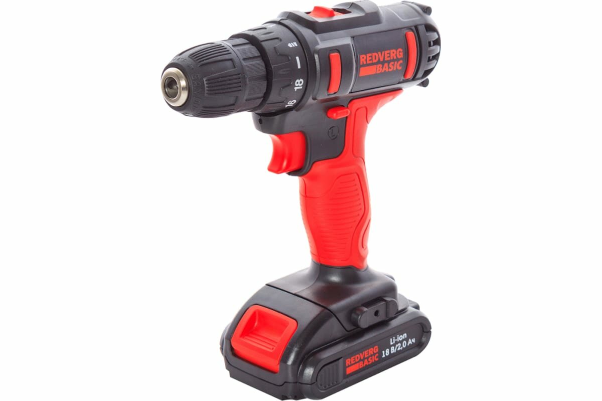 REDVERG Шуруповерт аккумуляторный Basic SD18LE/1-2 6680821
