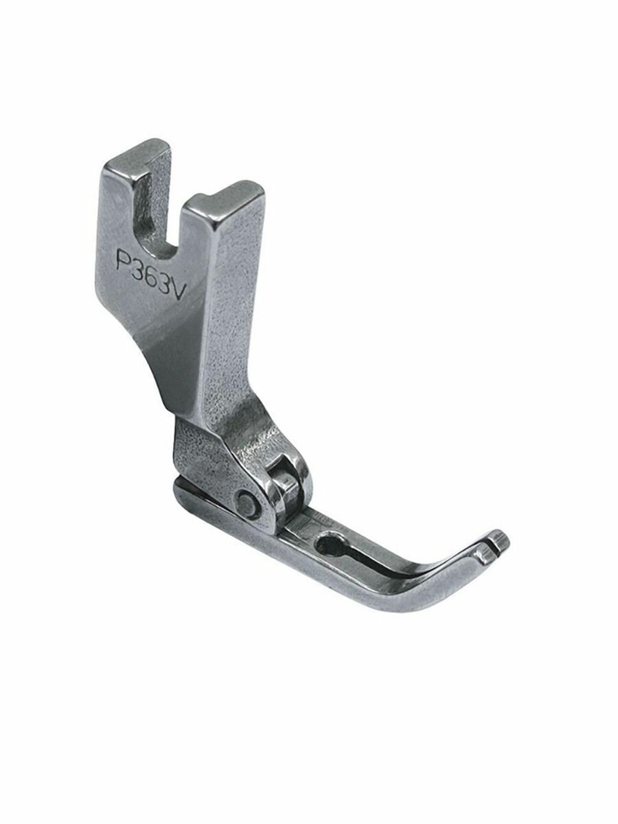Лапка для молнии Sewparts P363V, двухрожковая, узкая, 5 мм, серая