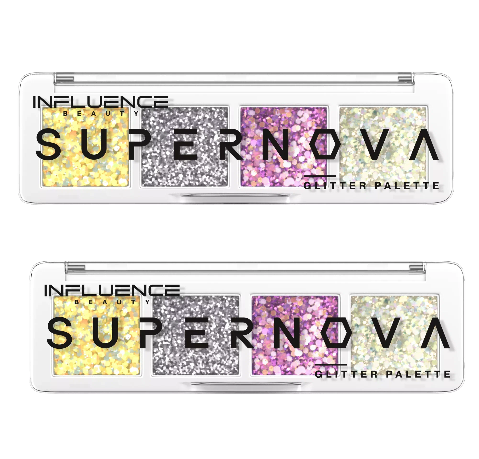 Палетка глиттеров универсальная Influence Beauty Supernova 1,6 г 2 шт