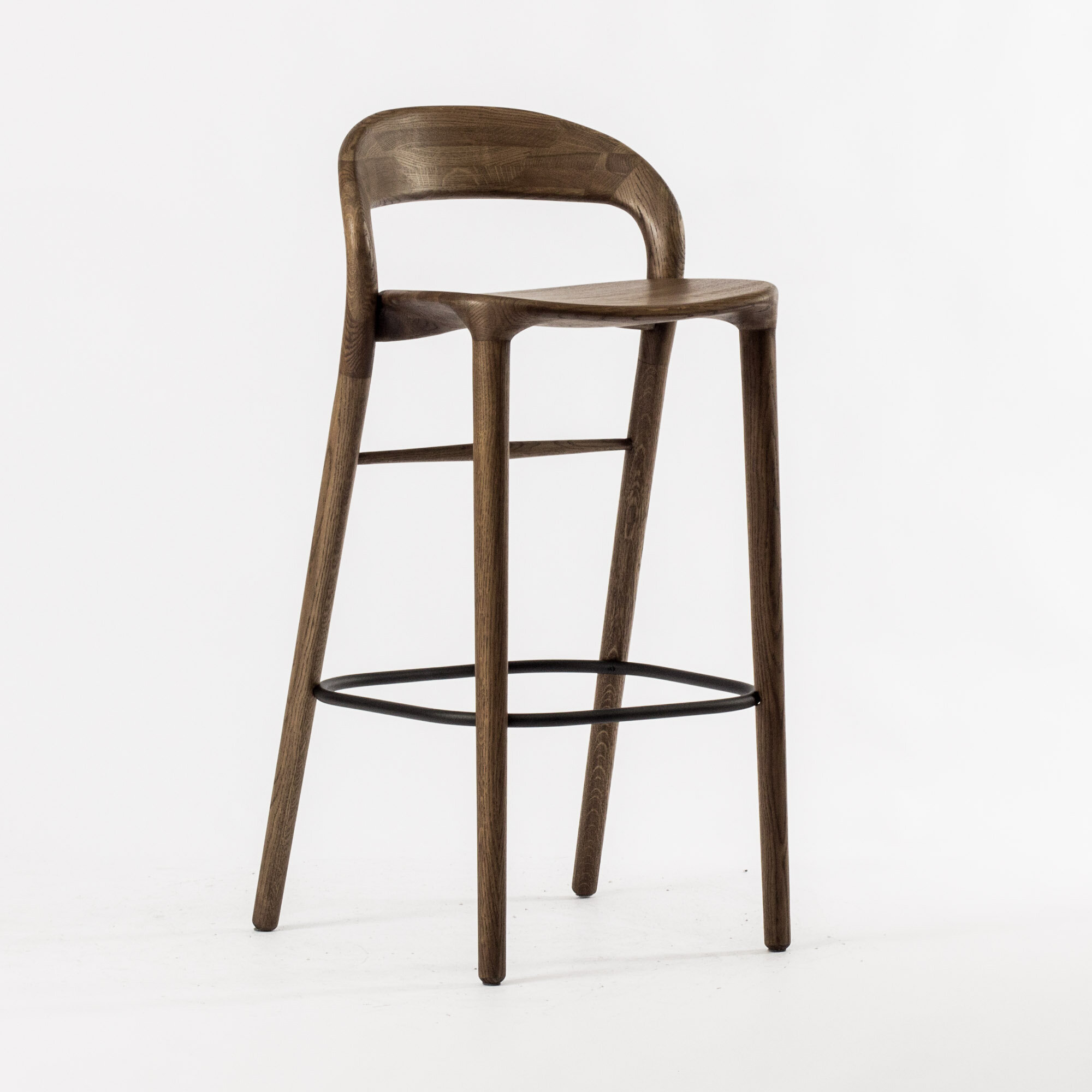 Стул полубарный Лугано дуб тон терра для дома/для гостиной/для столовой/для кафе/кухонный стул/стул кухонный