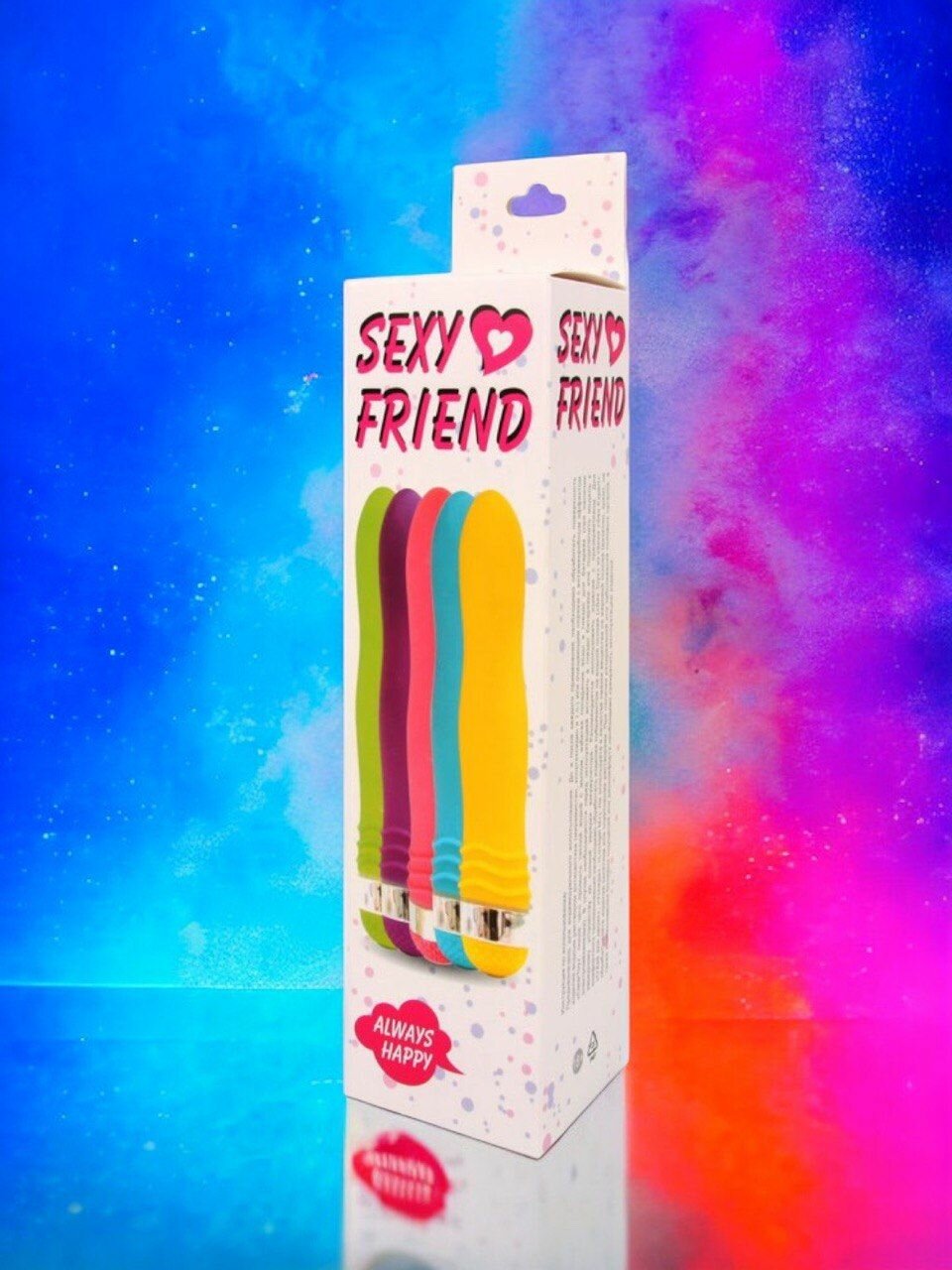 Вибромассажер Sweet Toys Sexy Friend SF-70232, для пар, фиолетовый, 17,5 см
