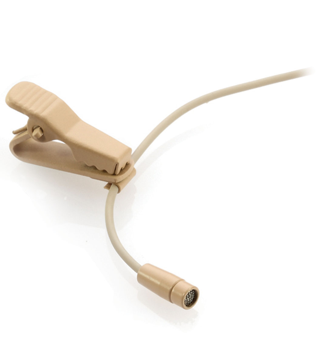 JTS CM-125iF Микрофон петличный, миниатюрный, 50-18000Гц, 4P Mini XLR, цвет: бежевый