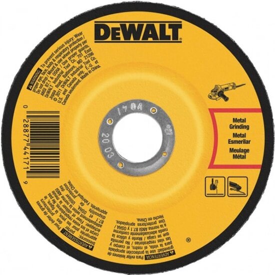 Круг зачистной по металлу Dewalt DW4549AIA-AE, HP 230x22.2x6.0мм