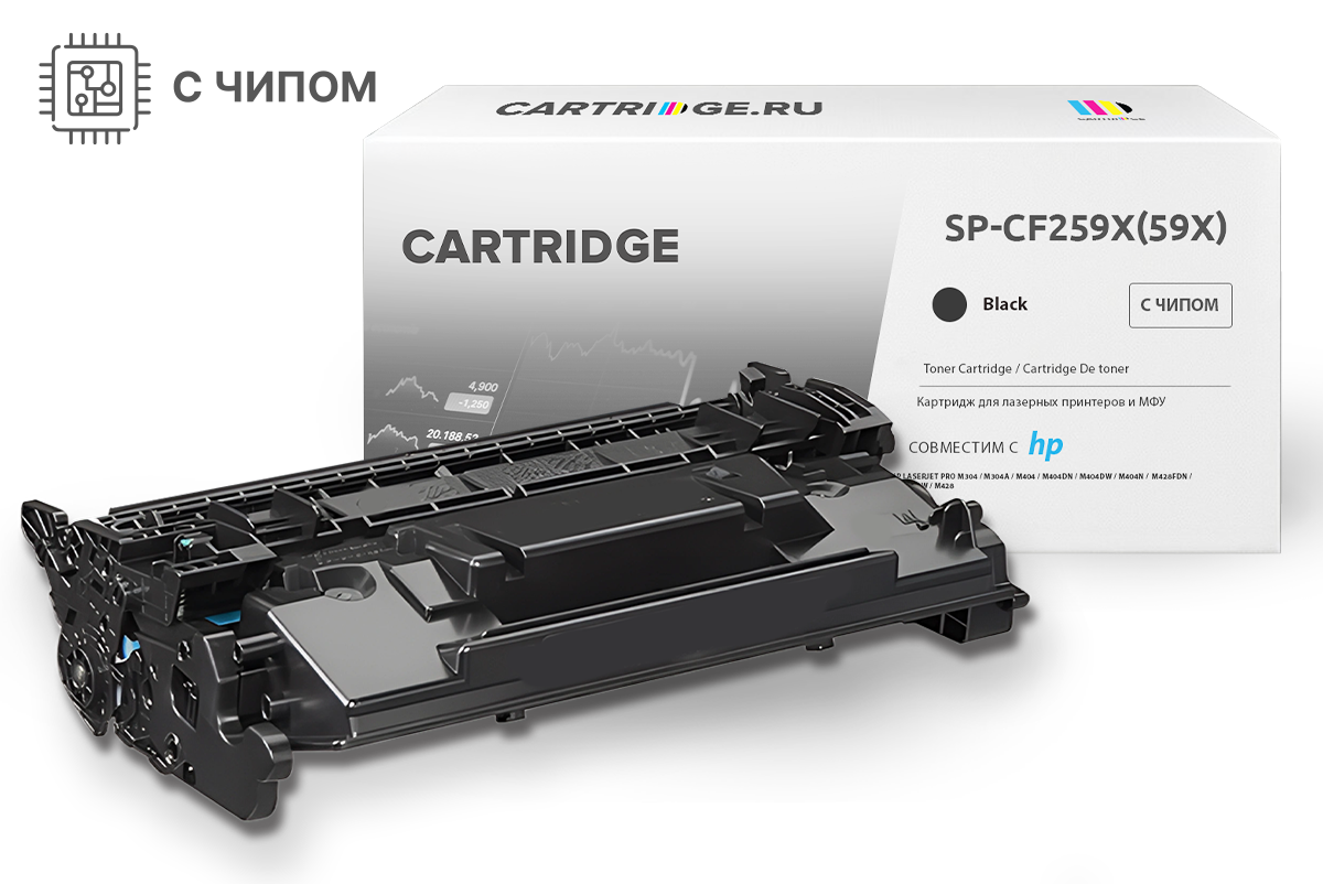 Картридж SP CF259X (59X) для HP черный (с чипом)