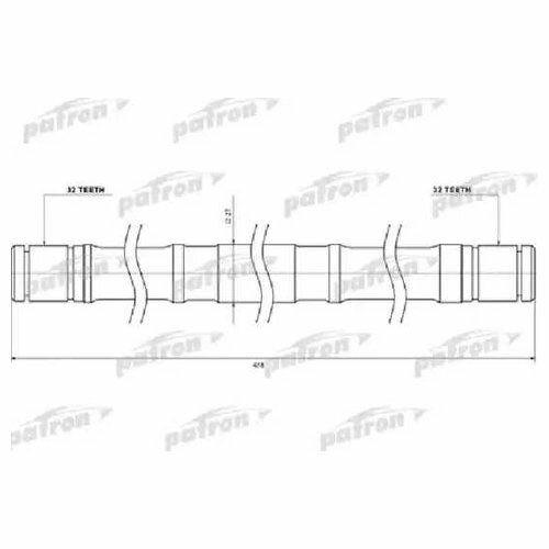 Вал приводной Patron PDS0449 для Nissan Primera