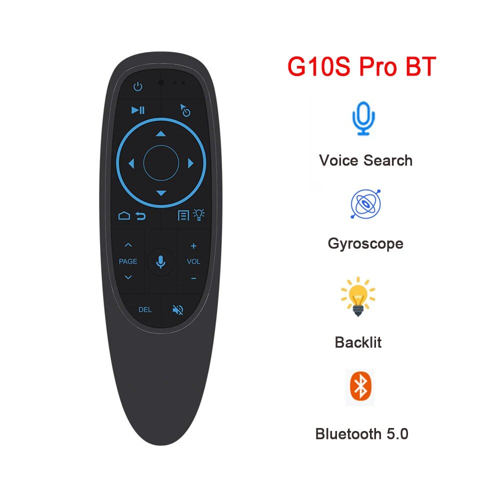 Пульт G10S Pro BT с гироскопом и подсветкой
