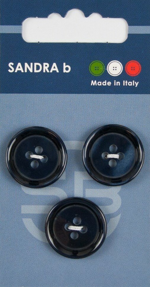 #CARD114 Пуговицы Sandra 3 шт