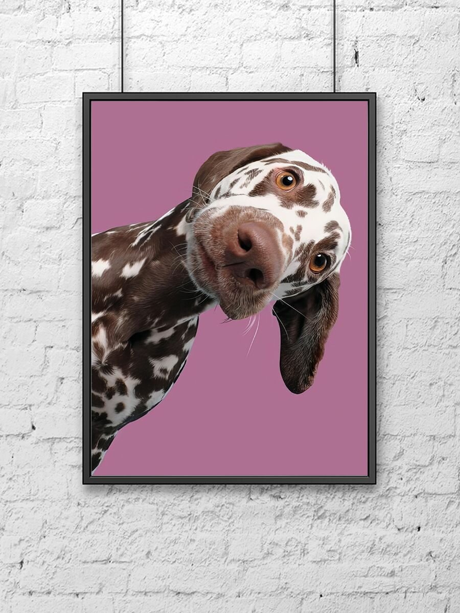 Постер для интерьера на стену (30х40 см). Собака далматин