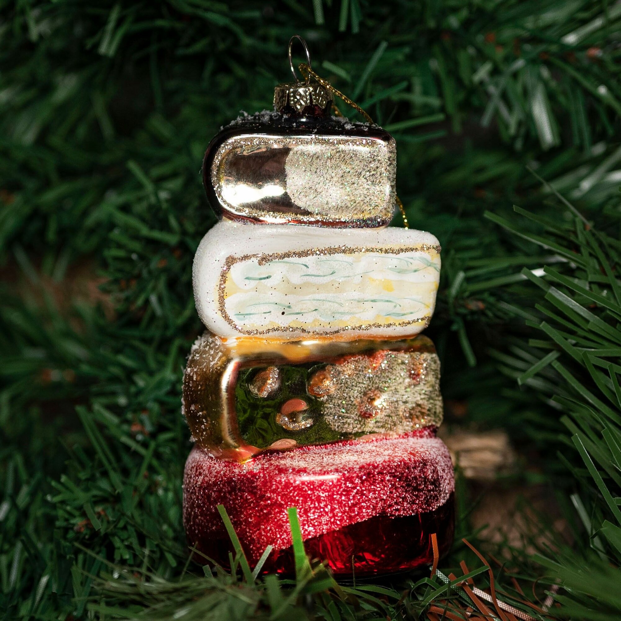 Игрушка на елку Сырное ассорти 11.5см