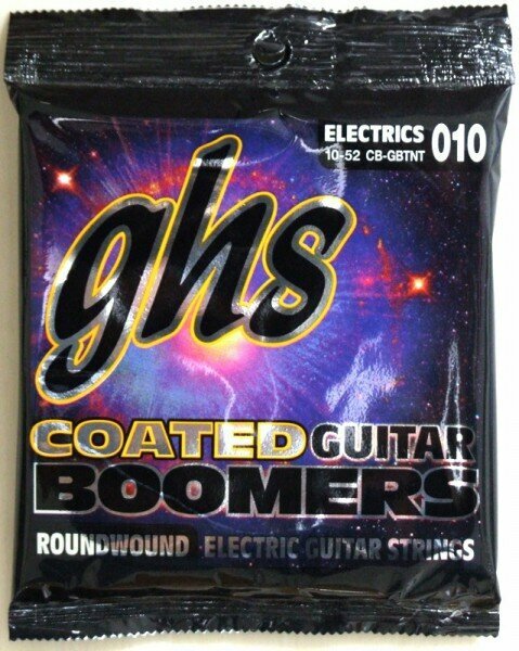 Струны для электрогитары GHS Coated Boomers CB-GBTNT 10-52