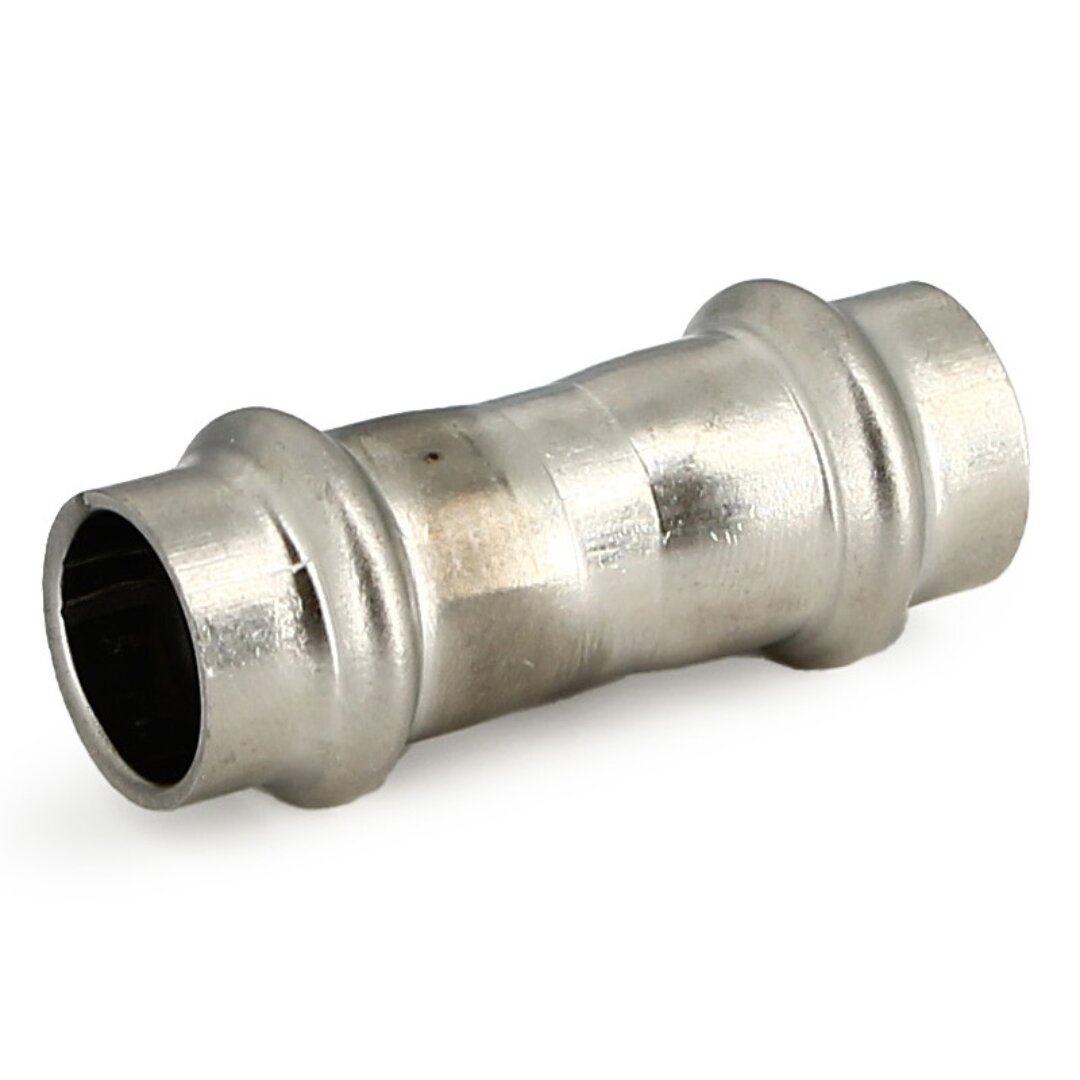 Муфта под пресс равнопроходная 35 мм, UNI-FITT из нержавейки