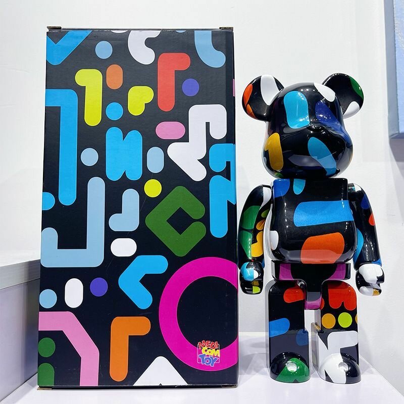 Коллекционная фигурка Bearbrick, игрушка 400% статуэтка мишка бирбрик"yoon" подарок toyking 72