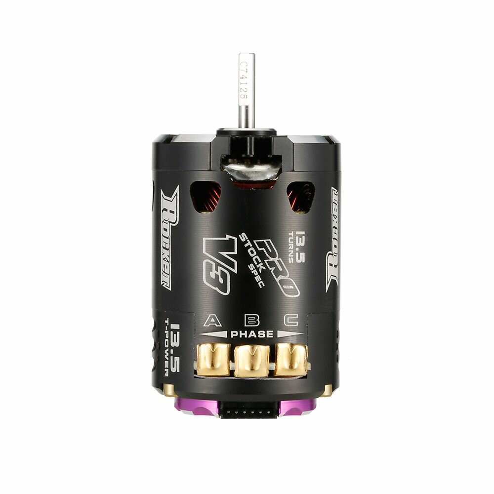 SURPASS HOBBY Rocket V3 540 13.5T Сенсорный бесщеточный черный мотор SPEC для, Techshow
