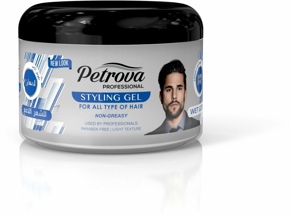 Стайлинг-Гель Petrova, Мокрые Волосы, Профессиональный, 500мл