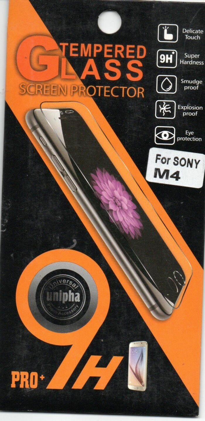 Защитное стекло для экрана смартфона Sony Xperia M4