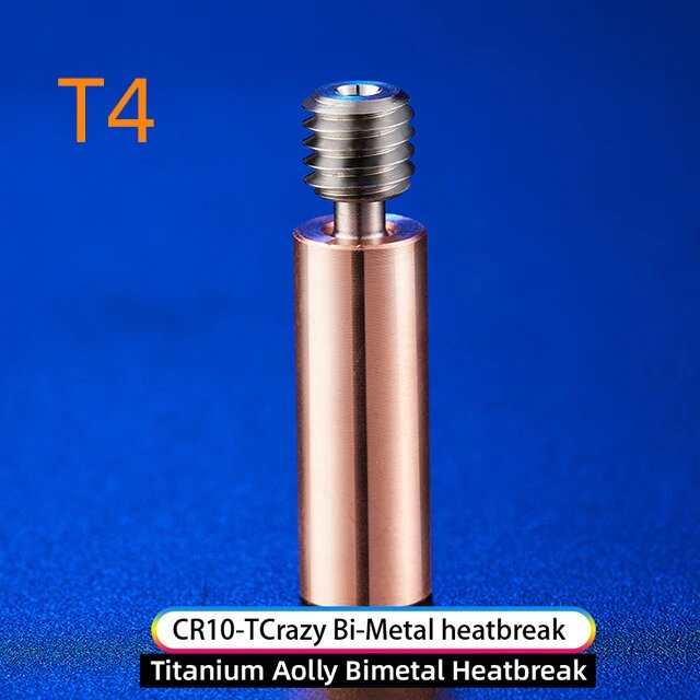 Тепловой разрыв V6 5Aplusreprap из меди, титана или нержавеющей стали для Prusa i3 MK3 1 PCS, T4