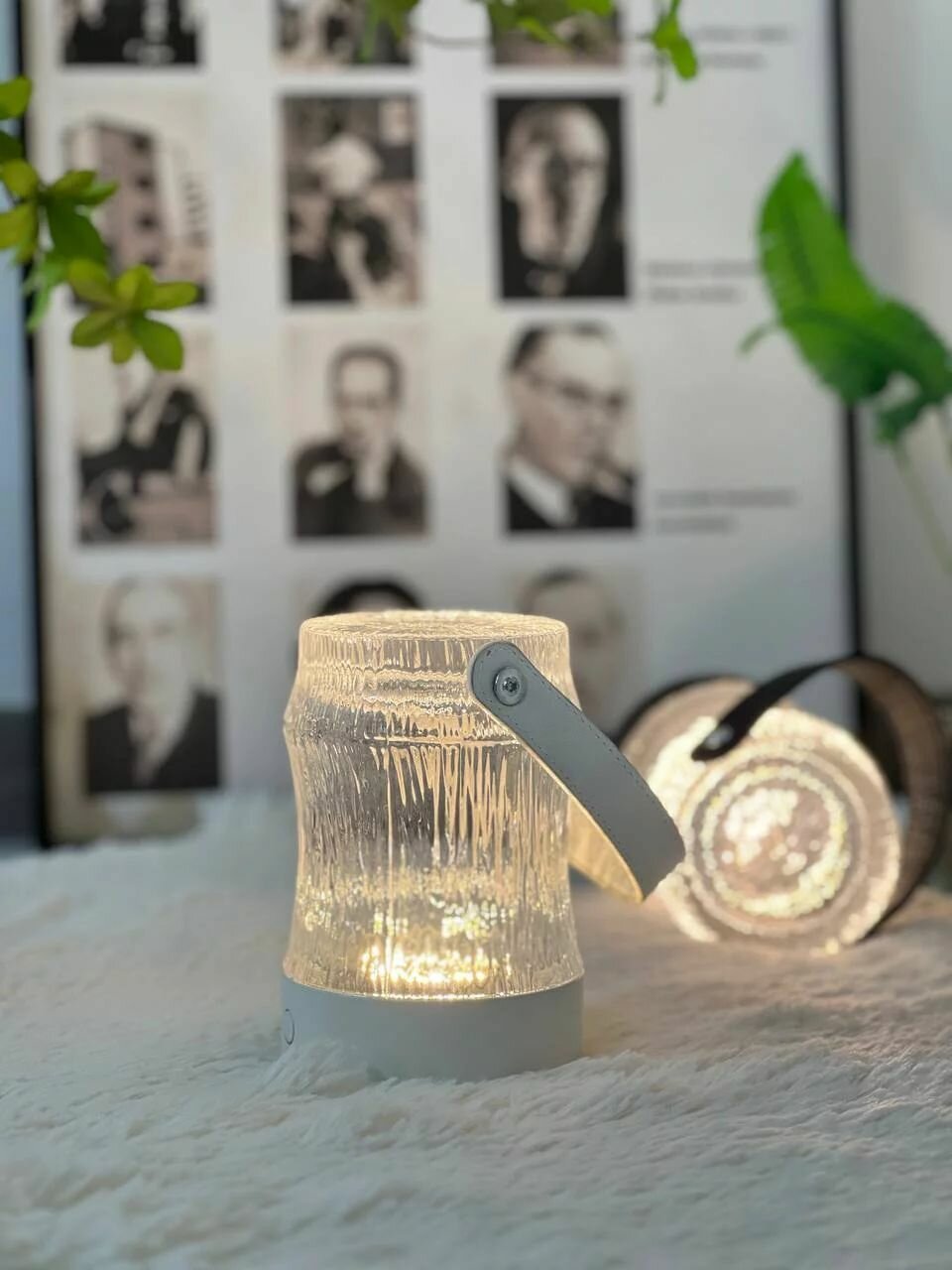 Лампа настольная Glamping Lighting T white, 82382-T white, Стиль Скандинавский