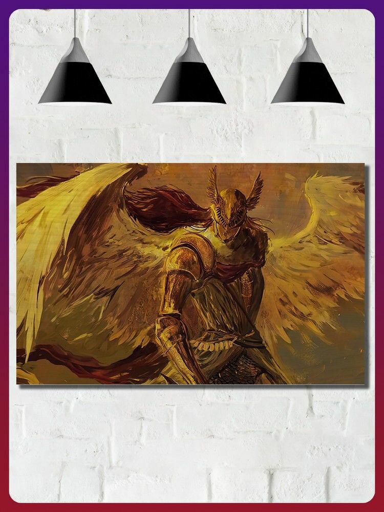 Картина интерьерная на дереве Игры Dark Souls - 62412194