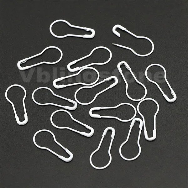 Металлические булавки для вязания 100 шт. White