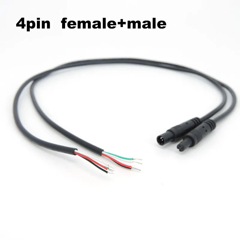 4pin female+male разъем для камеры заднего вида