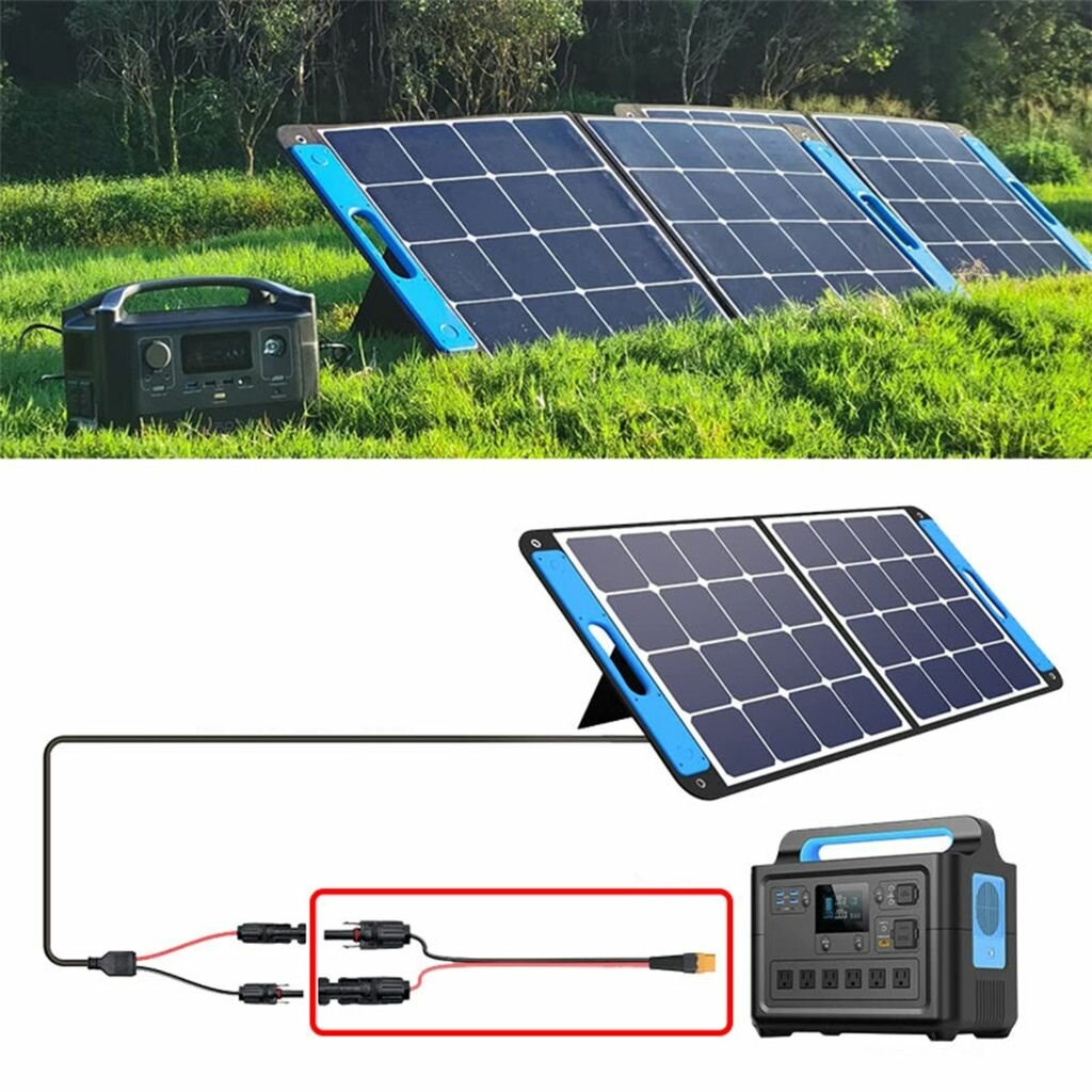 Солнечная панель до LifePO4 Батарея 12AWG XT60 разъемов зарядный кабель для питания